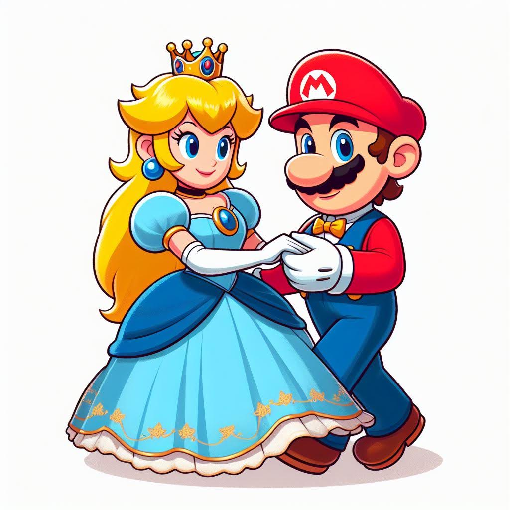 Mario X Peach By Spongebobnintendo20 On Deviantart