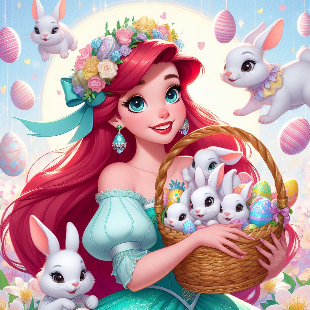 Happy Easter From Ariel By Spongebobnintendo20 On Deviantart