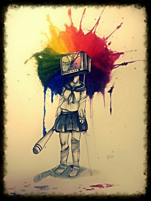 Tv Head Girl By Ryuzaki1 On Deviantart