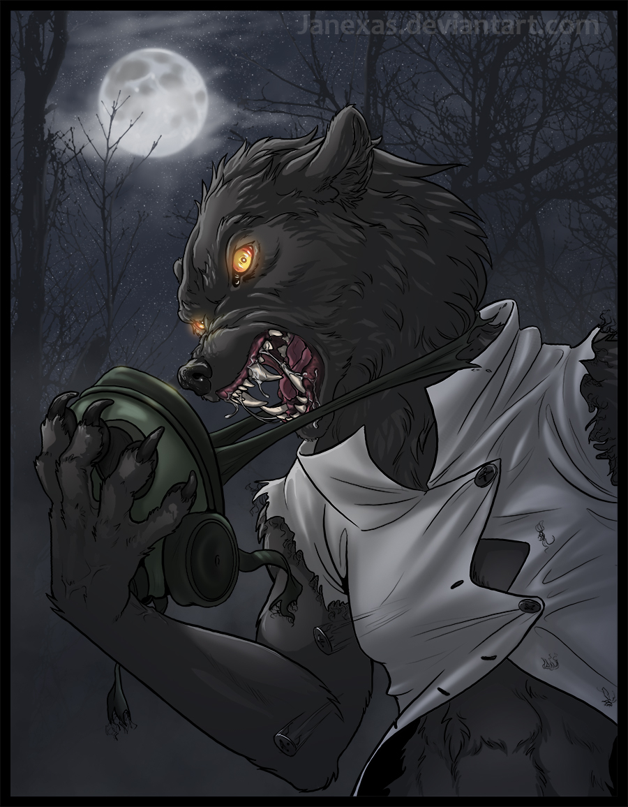 Werewolf Bday T By Janexas On Deviantart