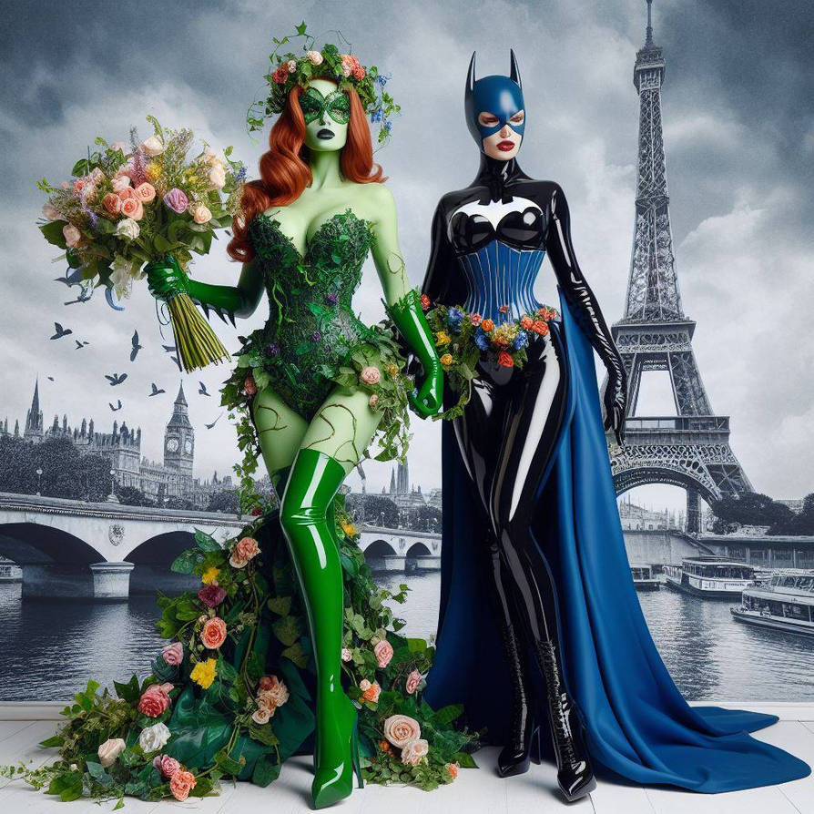 Poison Ivy Marrying Batgirl In Paris By Setois3 On Deviantart