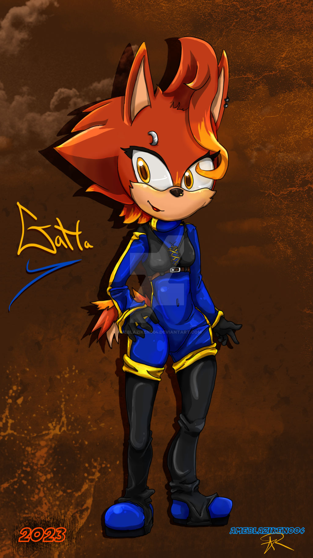 Gatta The Jackal 2023 Remake By Ameblaziken004 On Deviantart