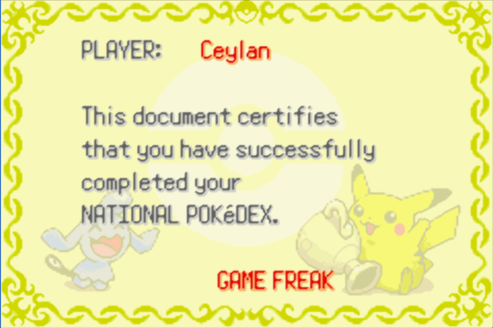 Pokemon Diploma Em by Shadow90 on DeviantArt