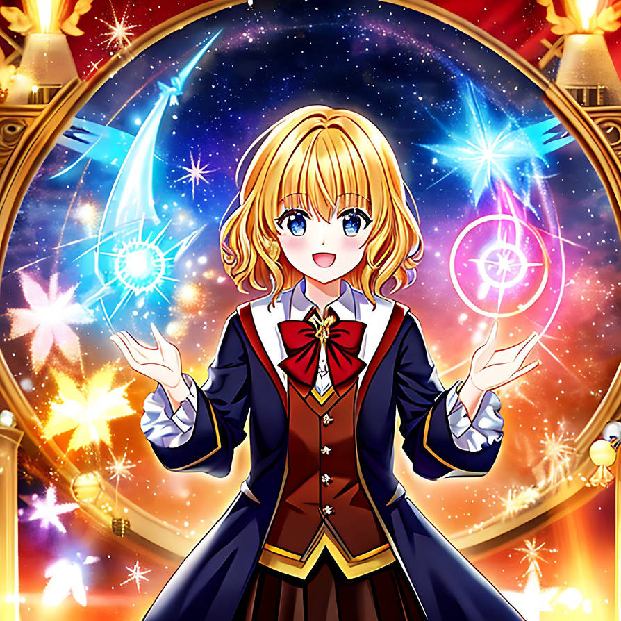 Magic Anime Girl By Sunset7890 On Deviantart