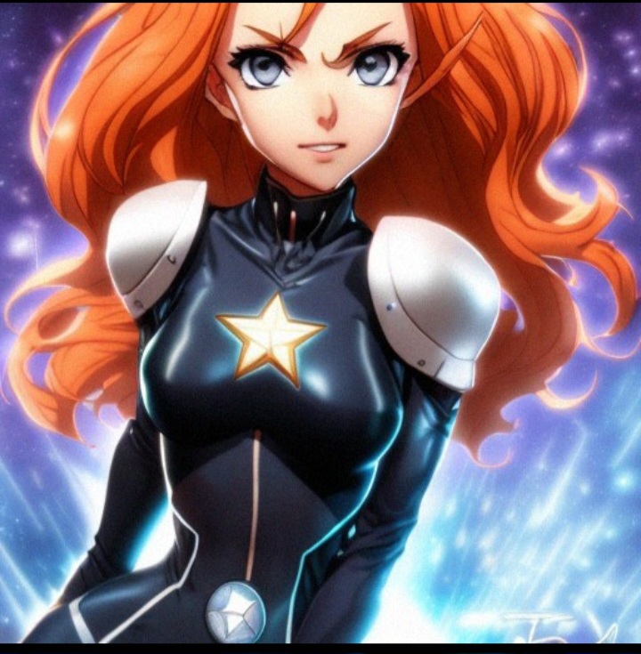 Captain Marvel Anime Art By Sunset7890 On Deviantart