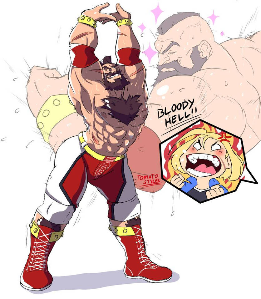 Zangief Streching Like Cammy By Tomatostyles On Deviantart
