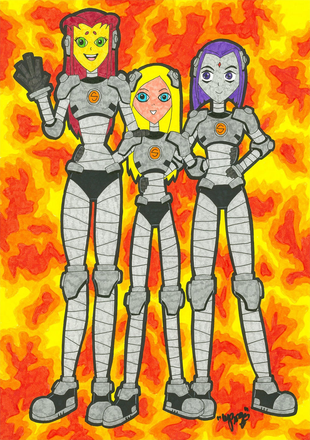 Slade Apprentice Titan Girls By Gbhydra On Deviantart