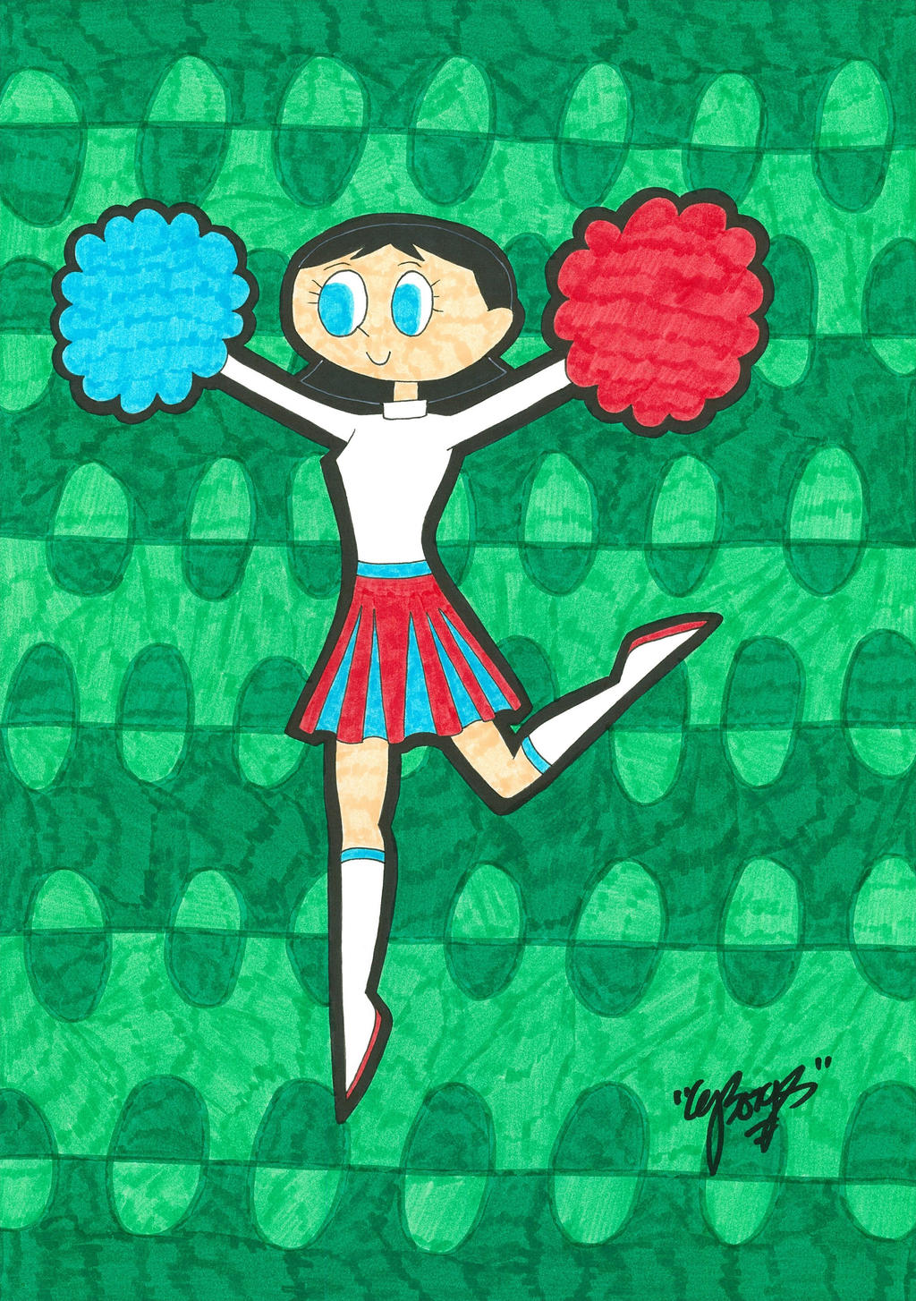 Cheerleader Ms Keane By Gbhydra On Deviantart