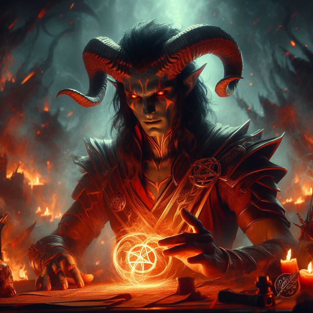 Mage Tiefling by GalleryBrisArt on DeviantArt Mage Tiefling by GalleryBrisArt on DeviantArt