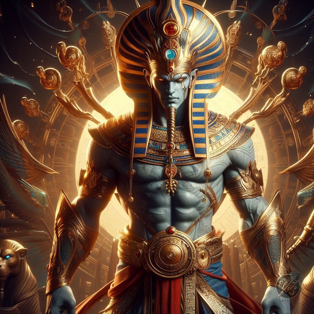Osiris, Egyptian god of judgment, the afterlife by GalleryBrisArt on ... Osiris, Egyptian god of judgment, the afterlife by GalleryBrisArt on ...