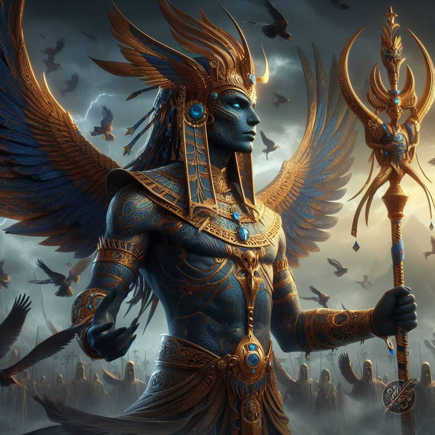 Osiris Egyptian God Of Judgment The Afterlife By Gallerybrisart On