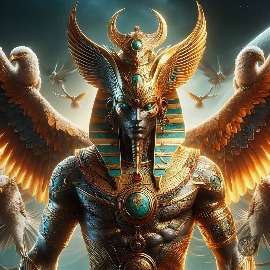 Osiris Egyptian God Of Judgment The Afterlife By Gallerybrisart On