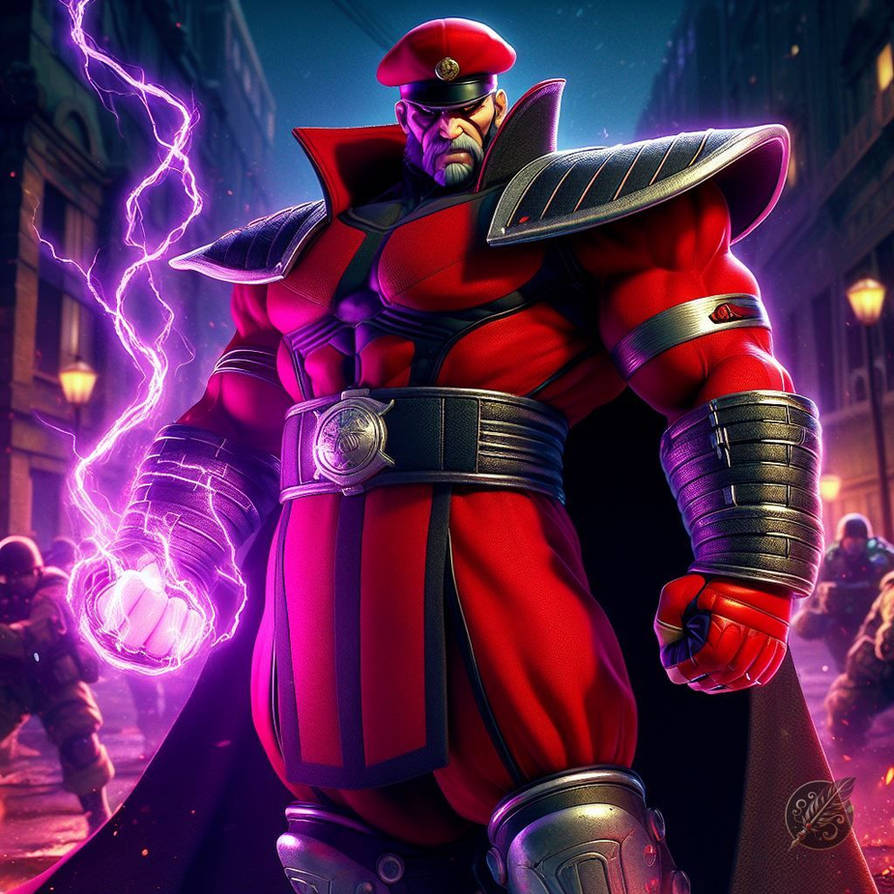 M Bison Street Fighter By Gallerybrisart On Deviantart