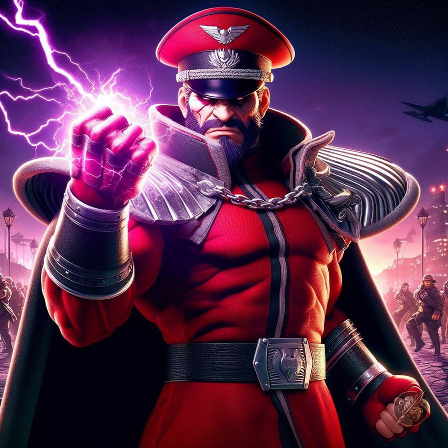 M Bison Street Fighter By Gallerybrisart On Deviantart