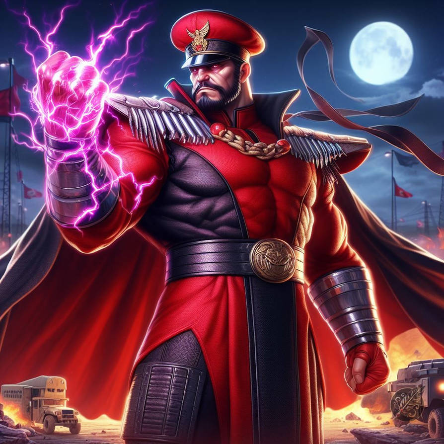M Bison Street Fighter By Gallerybrisart On Deviantart