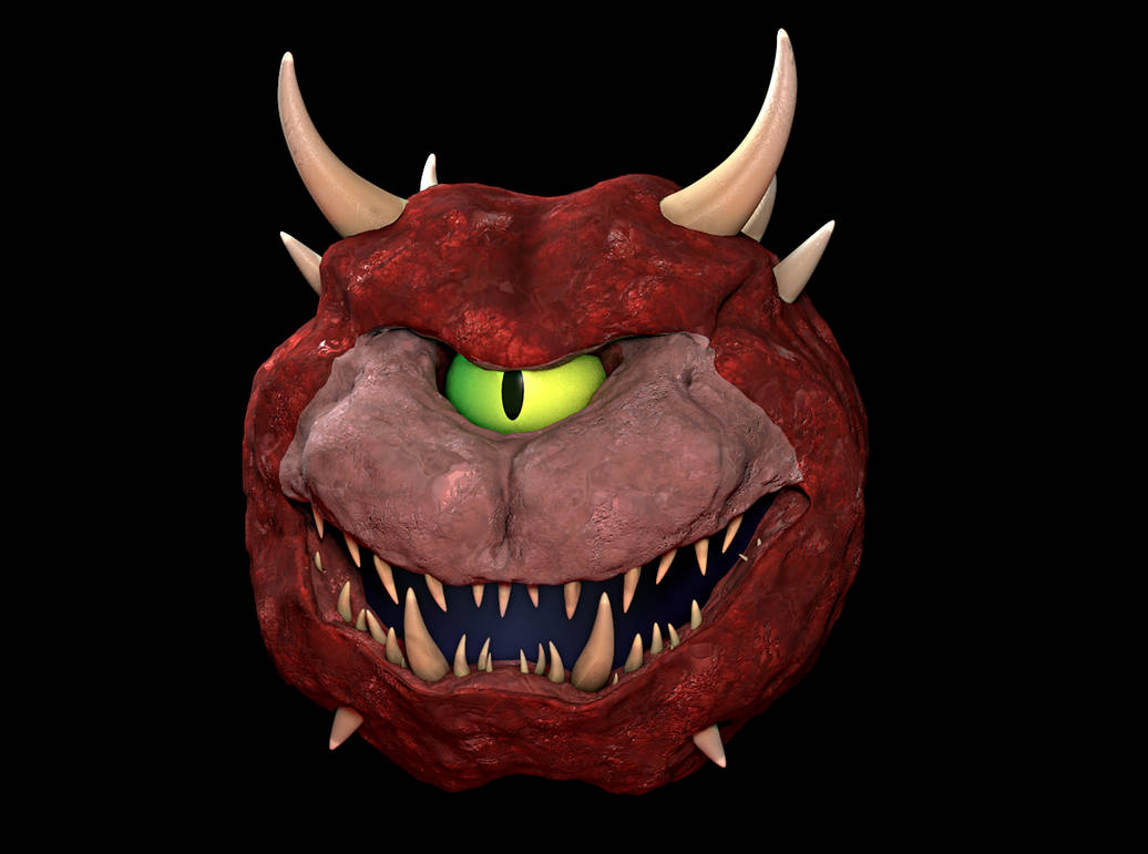 Doom Cacodemon 3d Model By Williammodels On Deviantart