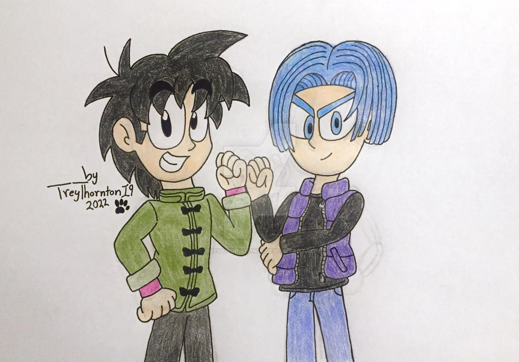 Goten And Trunks By Treythornton19 On Deviantart