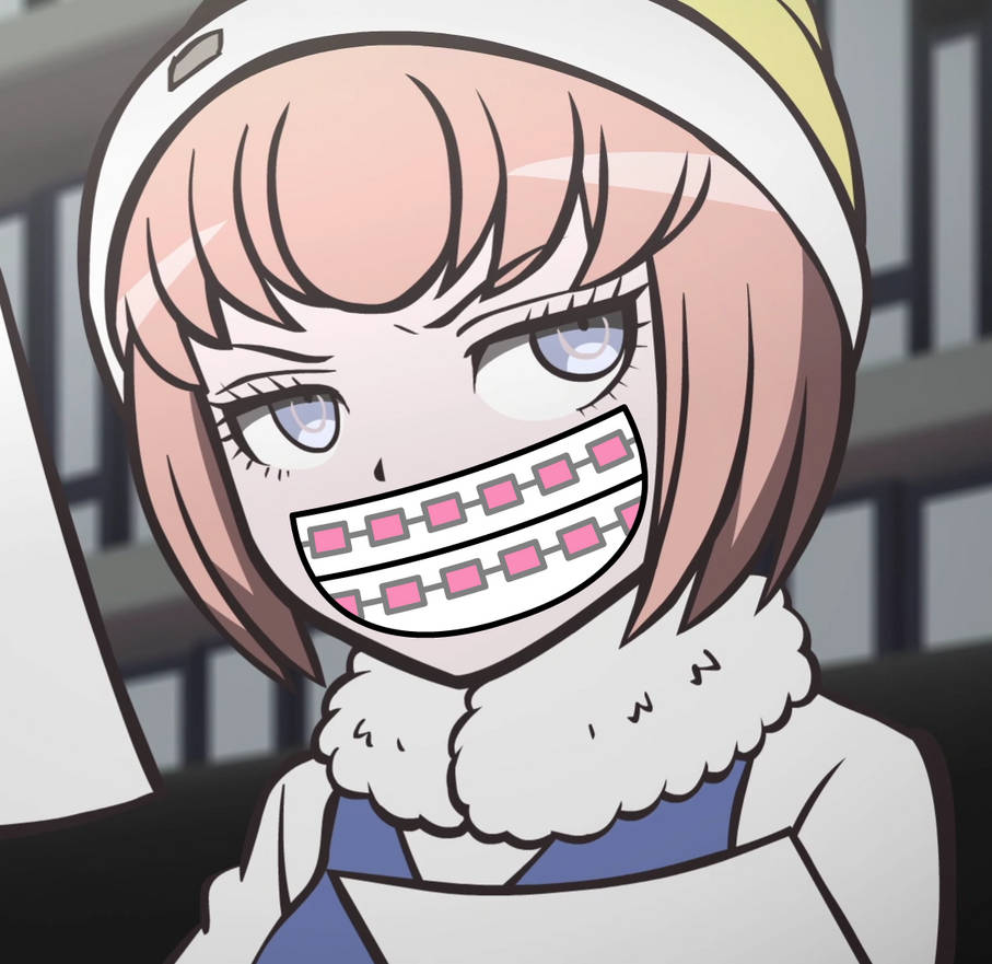 Dangan Ronpa Ruruka Ando With Braces By Braced Edits On Deviantart