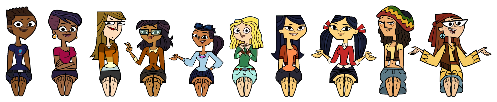My Top 10 Favorite Tdrr Girls With Soles By Miraculousthomasfan On