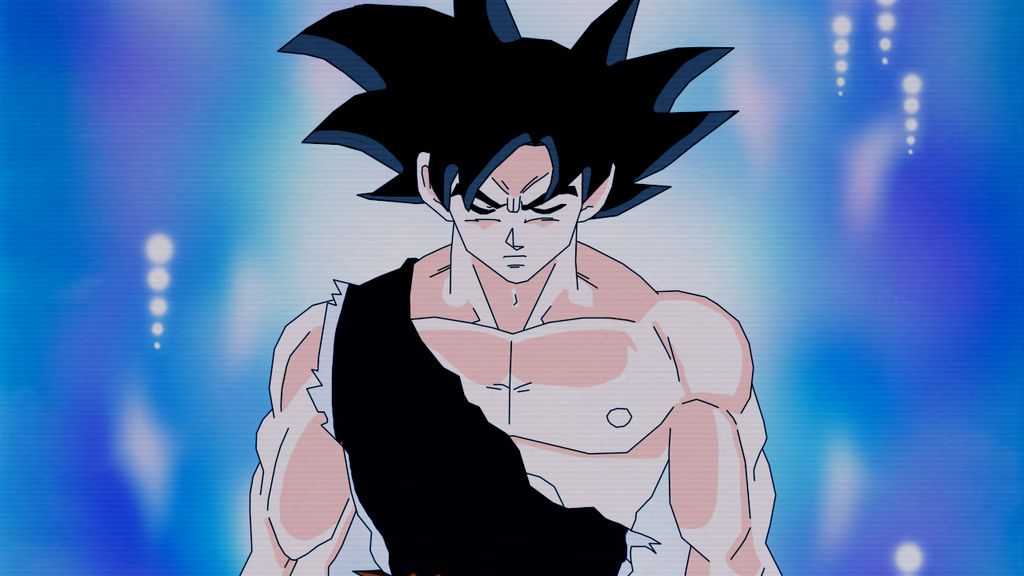 Goku Ultra Instinct Omen In Dbz Style By Teitor On Deviantart