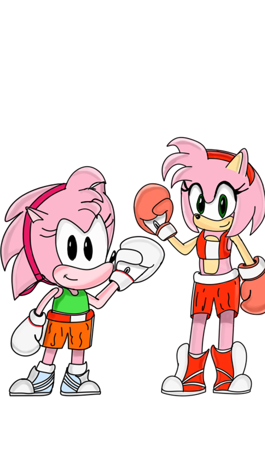 Classic Amy And Amy Boxing Suit By Elusuariogenerico On Deviantart