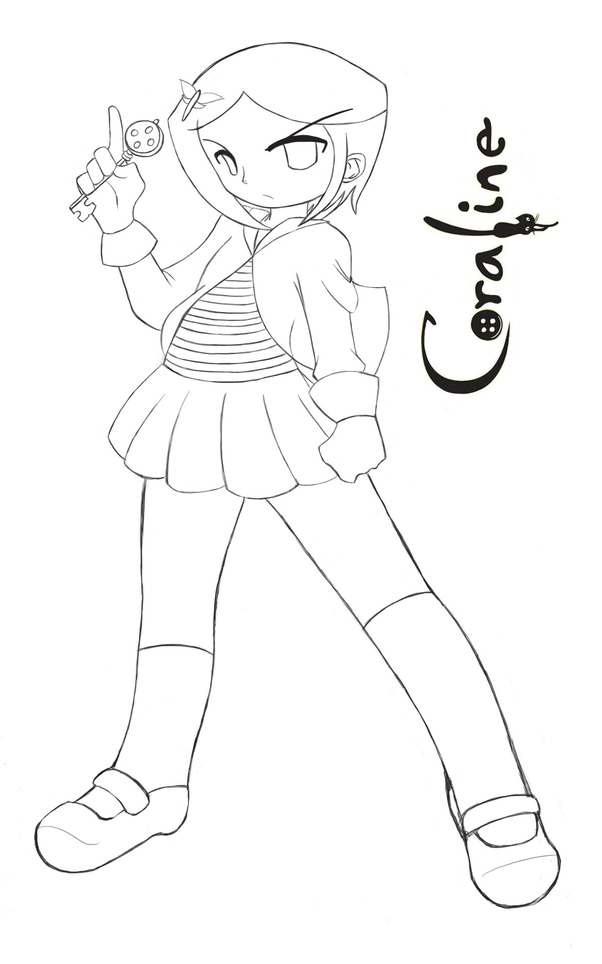Coraline Jones By Dasketcherz On Deviantart