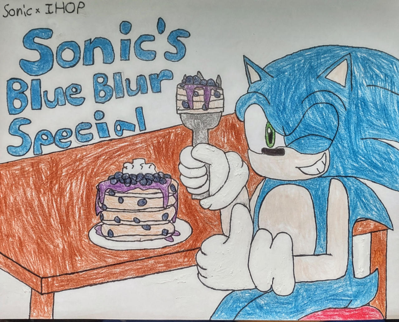 Sonics Blue Blur Special Pancakes Sonicihop By Shuma Gorath246 On Deviantart