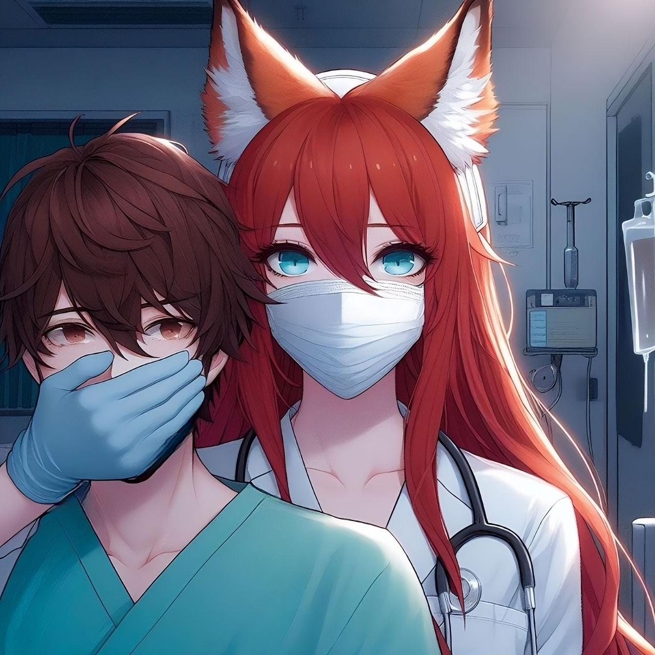 Foxgirl Doctor Silences Noisy Patient By Monstergirlasmr On Deviantart
