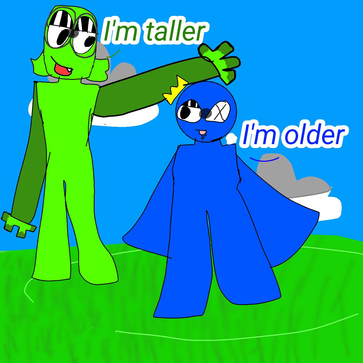 Blue X Green By Furhug On Deviantart