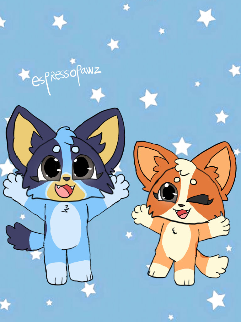 Bluey And Bingo By Espressopawz On Deviantartš£ Encuentros Motivacionais