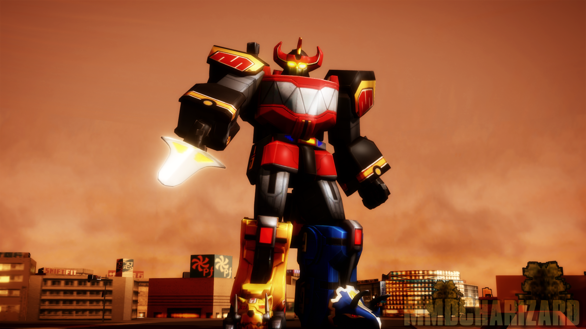 Mmd Power Rangers Megazord Test By Mmdcharizard On Deviantart