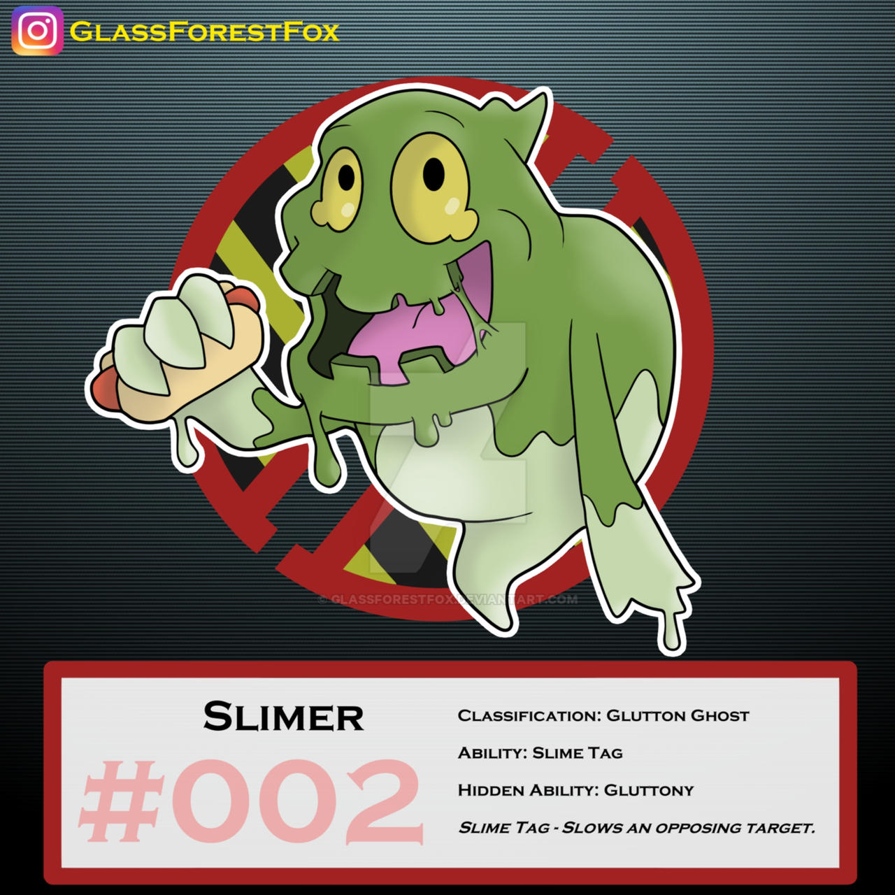 Ghostbusters Fakemon Slimer By Glassforestfox On Deviantart