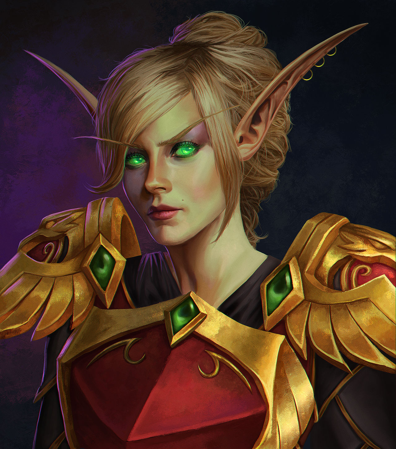Geshtiana My Wow Blodd Elf Paladin By Aurulin13 On Deviantart