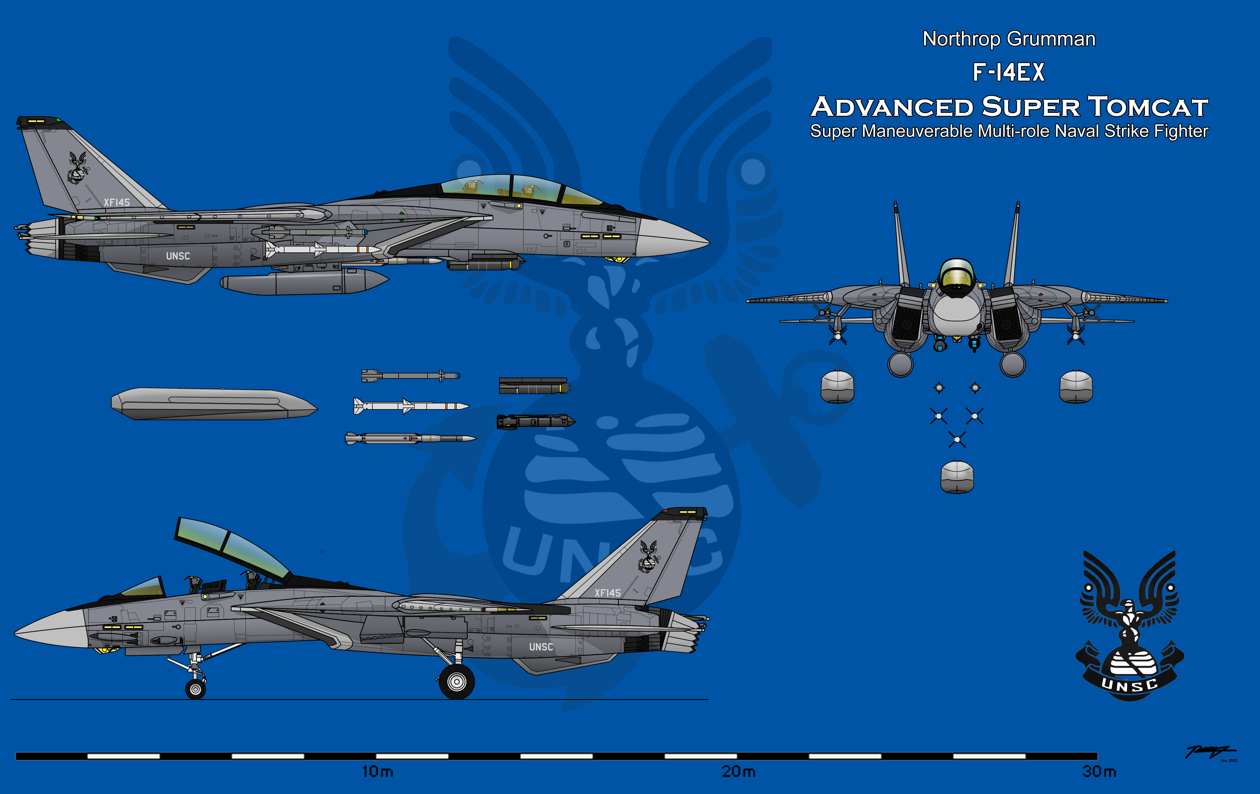 Northrop Grumman F 14ex Advanced Super Tomcat By Stareagle711 On Deviantart