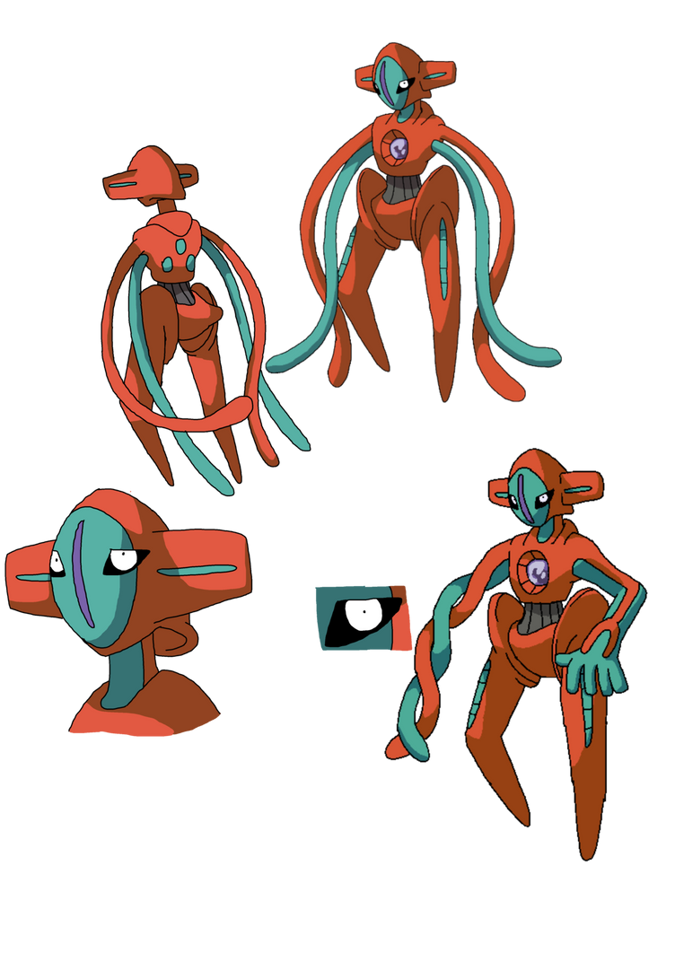 Normal Deoxys Model Sheet 2 By Kabutopsthebadd On Deviantart