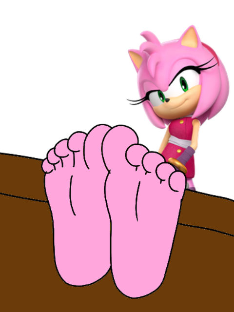 Amy Roses Feet By Kabutopsthebadd On Deviantart