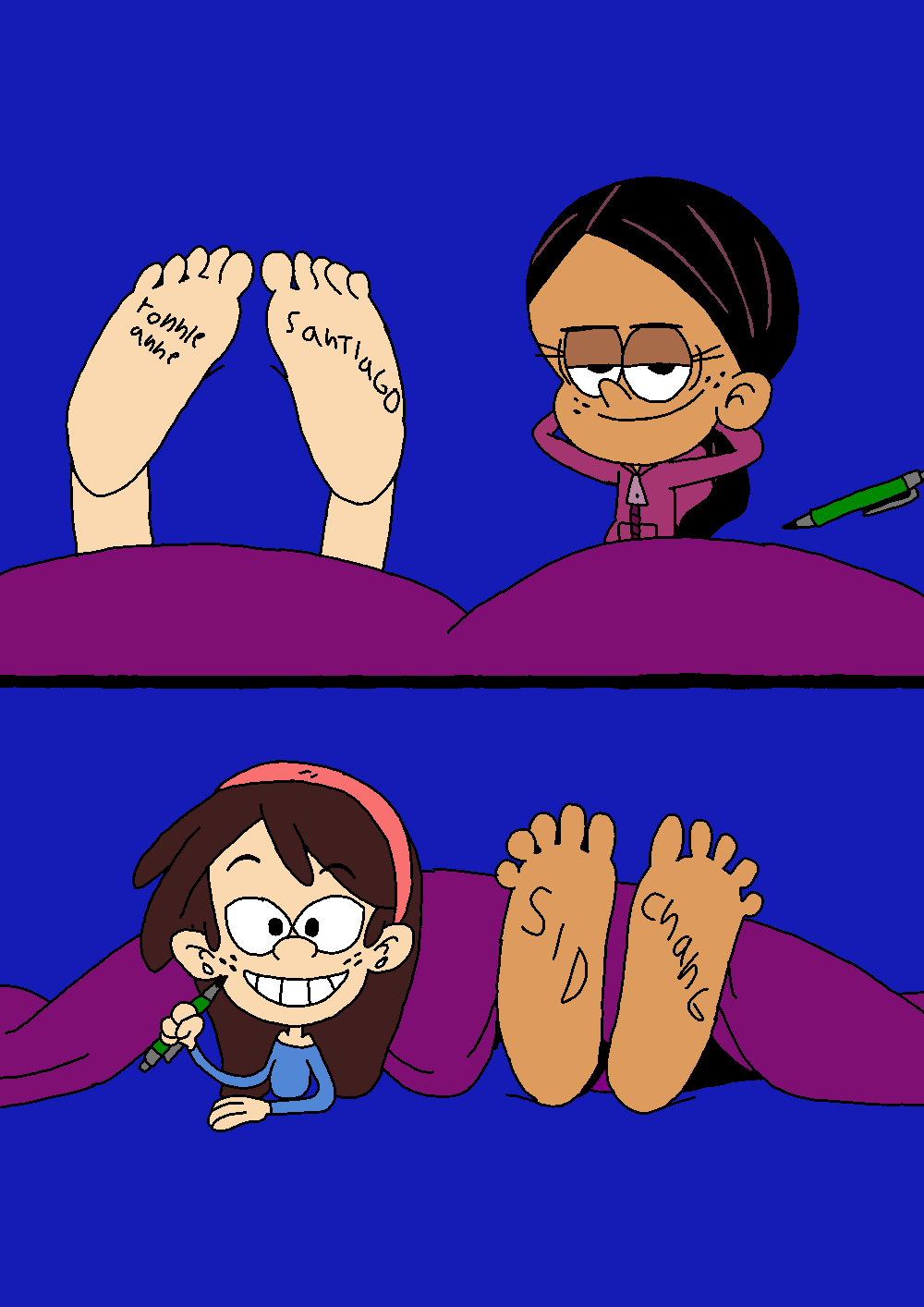 Ronnie anne and Sid by Kabutopsthebadd on DeviantArt Ronnie anne and Sid by Kabutopsthebadd on DeviantArt