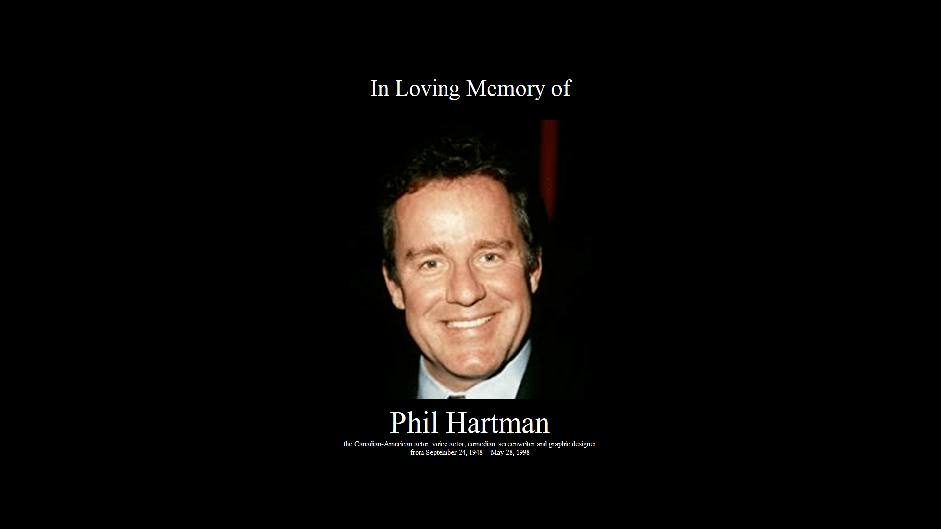 In Loving Memory Of Phil Hartman By Blakeharris02 On Deviantart