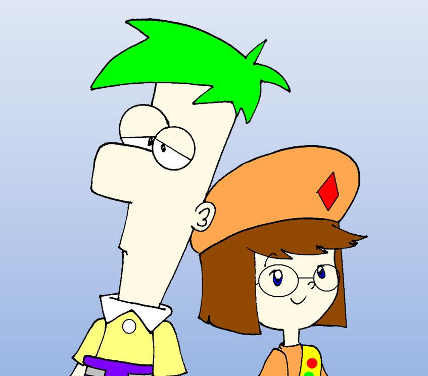 Ferb Y Gretchen By Optip On Deviantart
