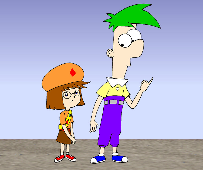 Gretchen Y Ferb By Optip On Deviantart