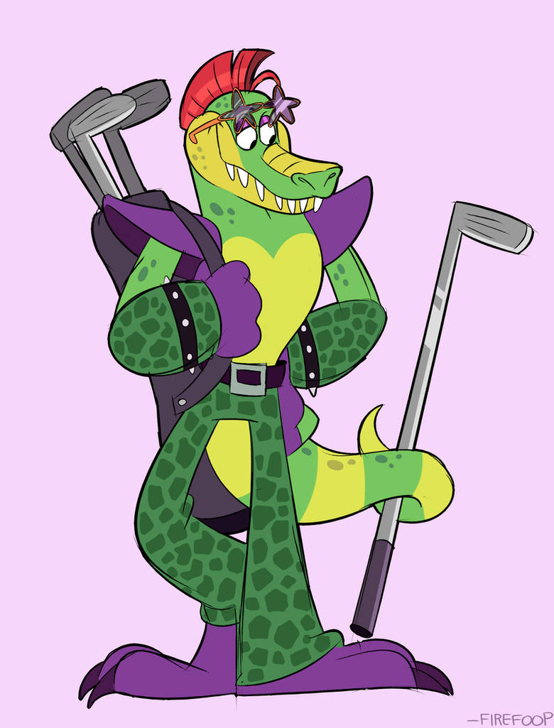 Gator Golfer By Firefoop On Deviantart