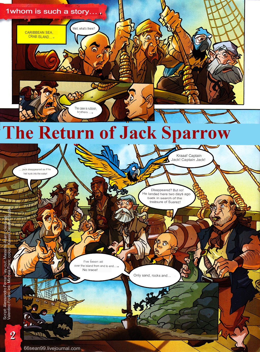 The Return Of Jack Sparrow Pg 1 By Thenoblepirate On Deviantart