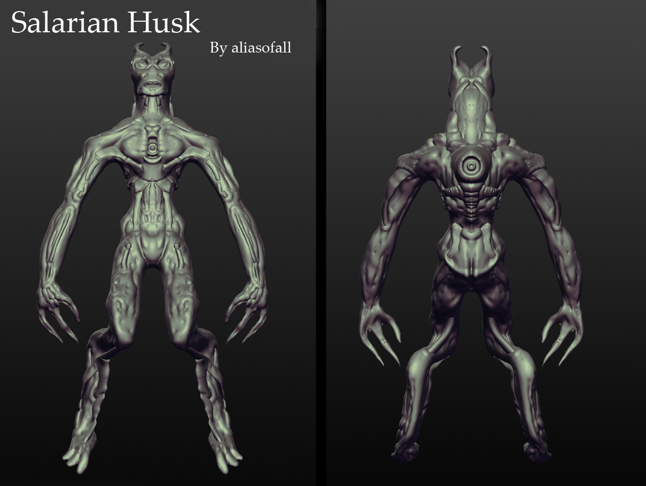 Mass Effect Salarian Husk By Aliasofall On Deviantart