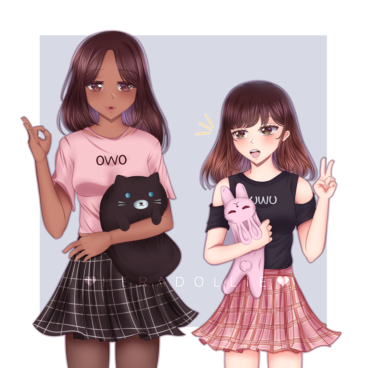 Owo Vs Uwu By Heradollie On Deviantart