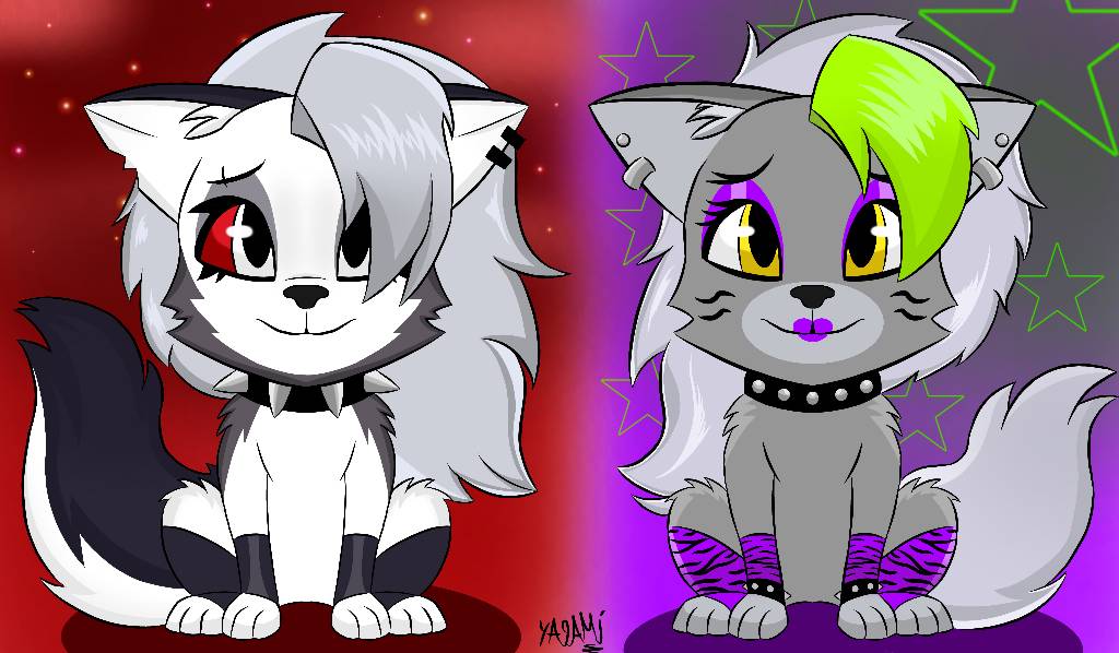 Loona Wolf Y Roxanne Wolf Remasterizadas By Yagahog On Deviantart