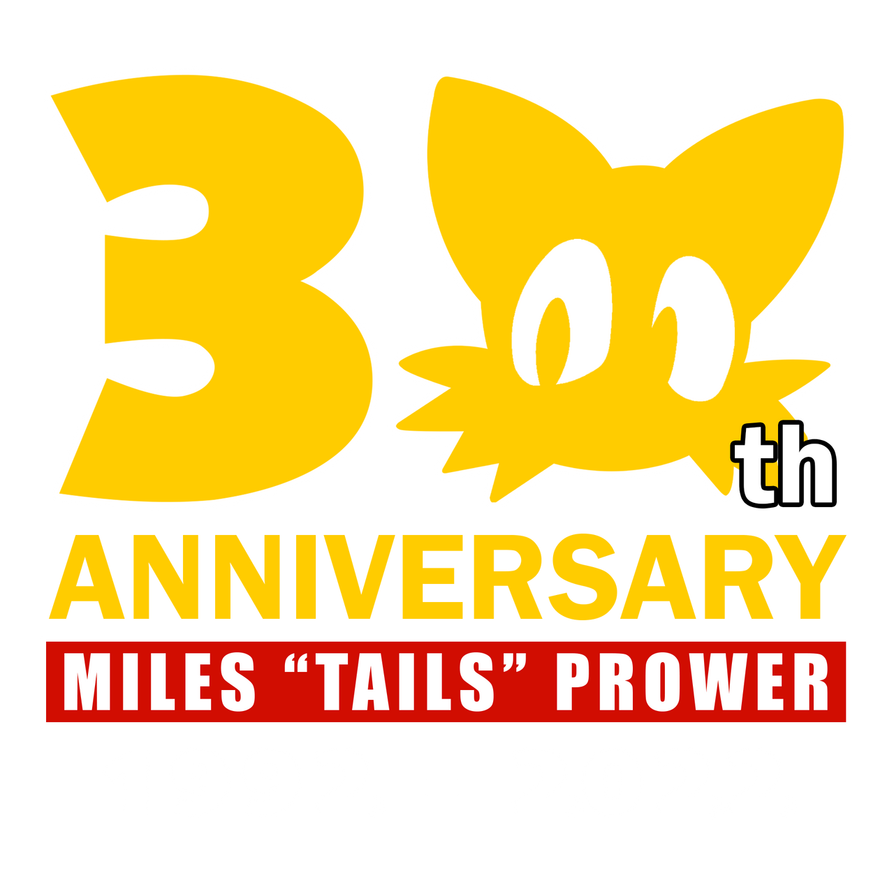 Tails 30th Anniversary Logo By Tailsfanpagees On Deviantart