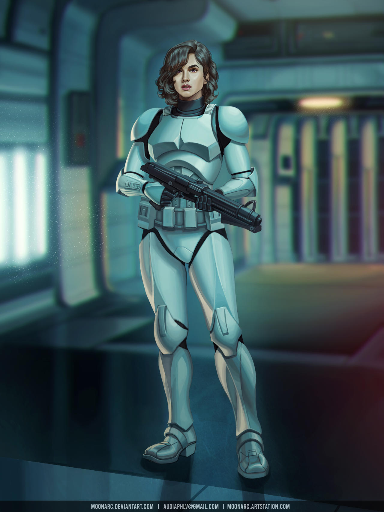 Female Clone Trooper By Moonarc On Deviantart