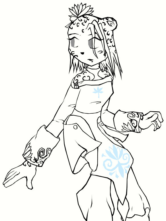 Character linework... by MEDistant on DeviantArt