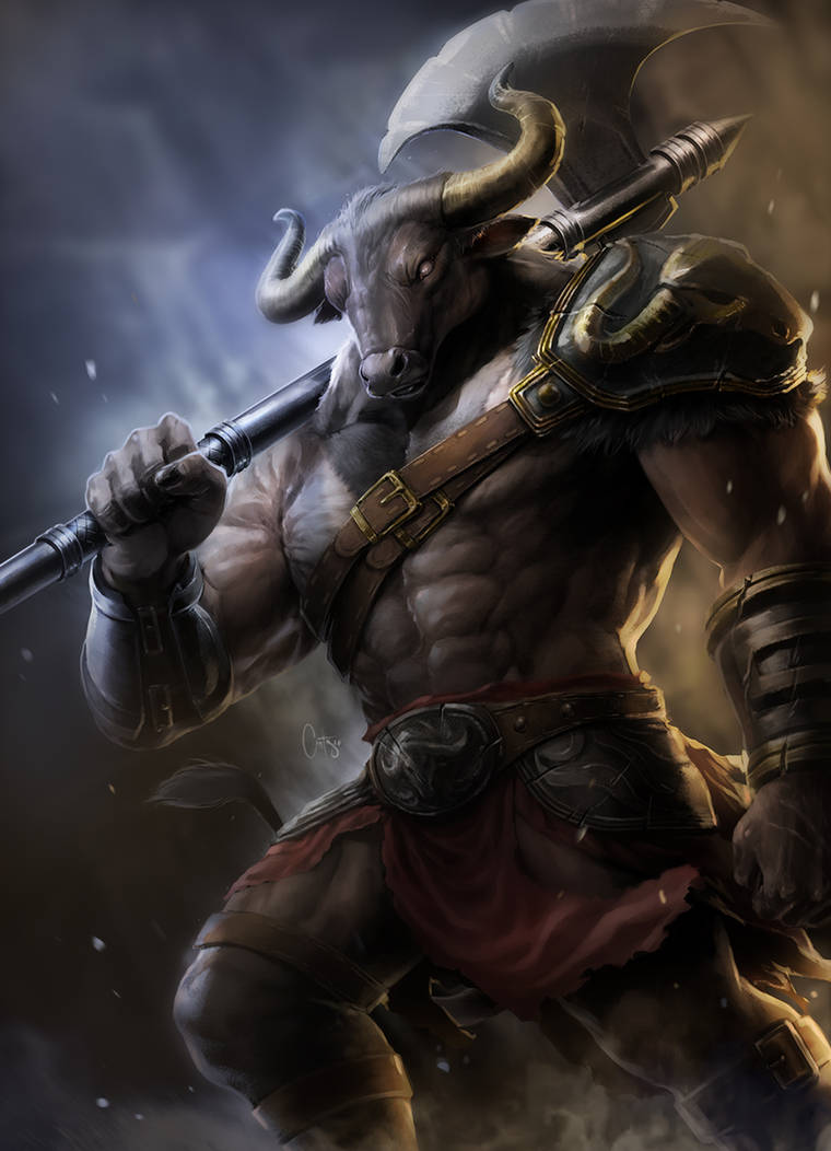 Minotaur By Poyjeee On Deviantart