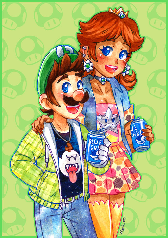 3 Luigi Daisy By Mystar21 On Deviantart